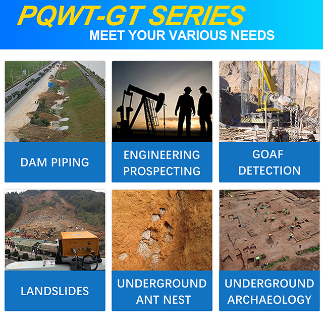PQWT-GT500A Geophysical Equipment Deep 500m Underground Water Detector Marketer - PQWT