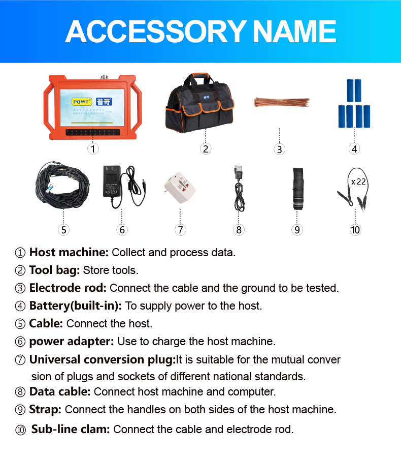 PQWT-GT500A Geophysical Equipment Deep 500m Underground Water Detector ...